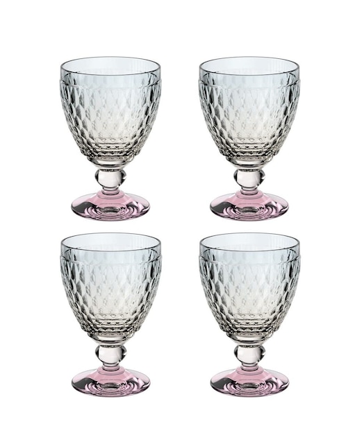 Set de copas para agua Villeroy & Boch Boston de cristal 4 piezas 1