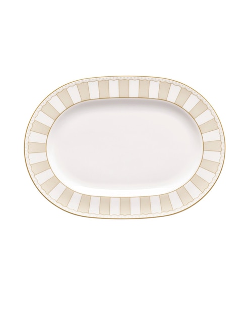 Plato Noritake Carnivale Champagne de porcelana 1