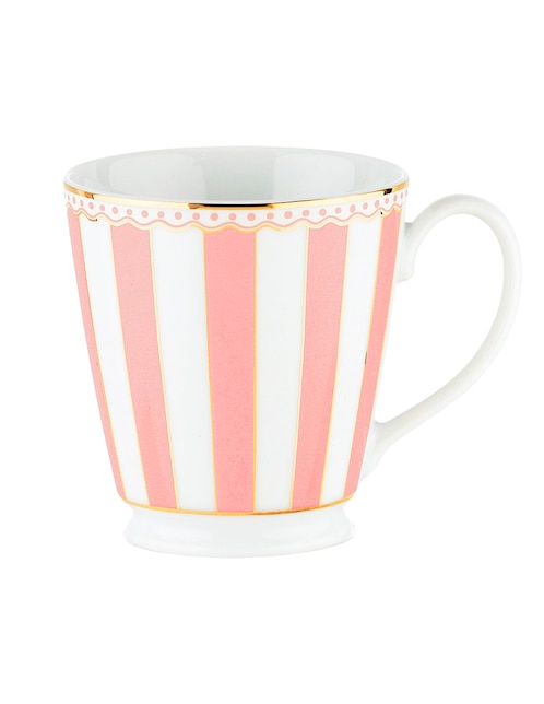 Taza redonda Noritake Carnivale pink 1